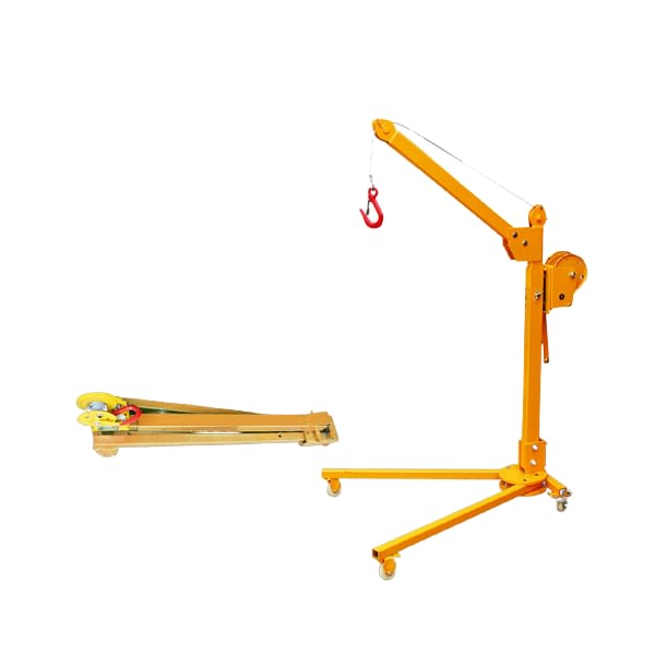 Portable Foldable Crane with Hand Winch | MASAYOSHI CORPORATION